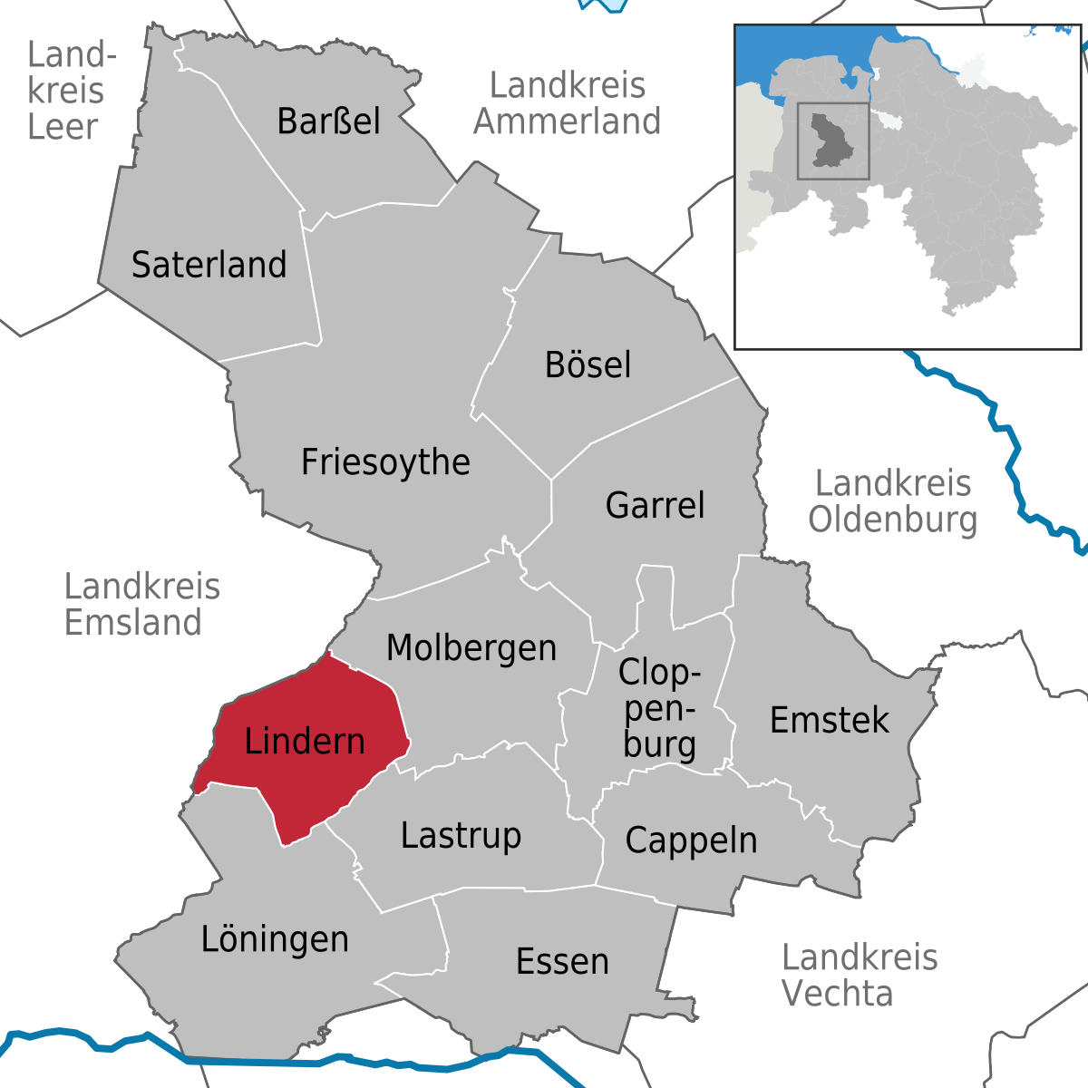 Gast in Lindern | Gästeführer der Gemeinde Lindern